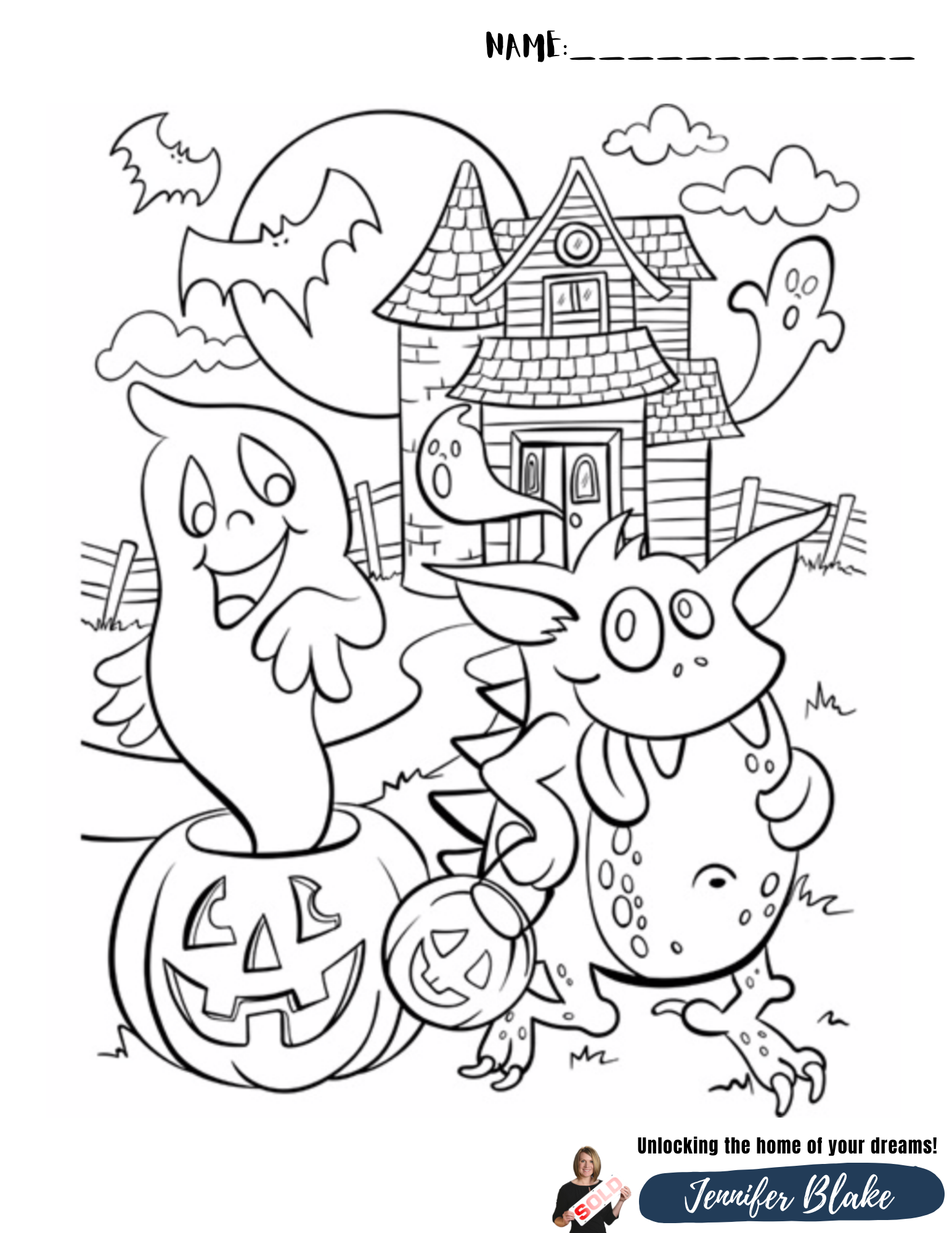 Halloween Coloring Contest – Jennifer Blake